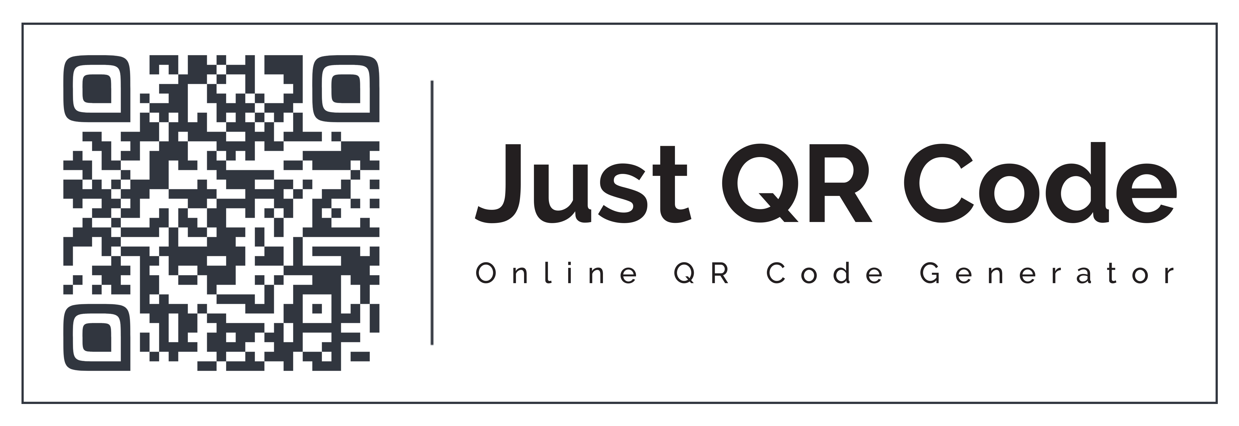 QR code generator - Just QR Code - Online QR Code Generator